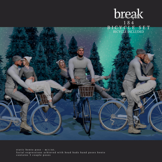 Second Life Marketplace - BREAK 184 Bicycle SET